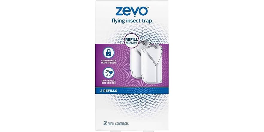 Zevo Flying Insect Trap Refill Kit Mos