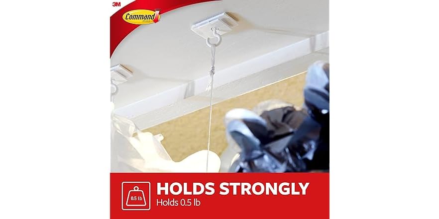 3M Polyethylene Command Ceiling Hooks(3)