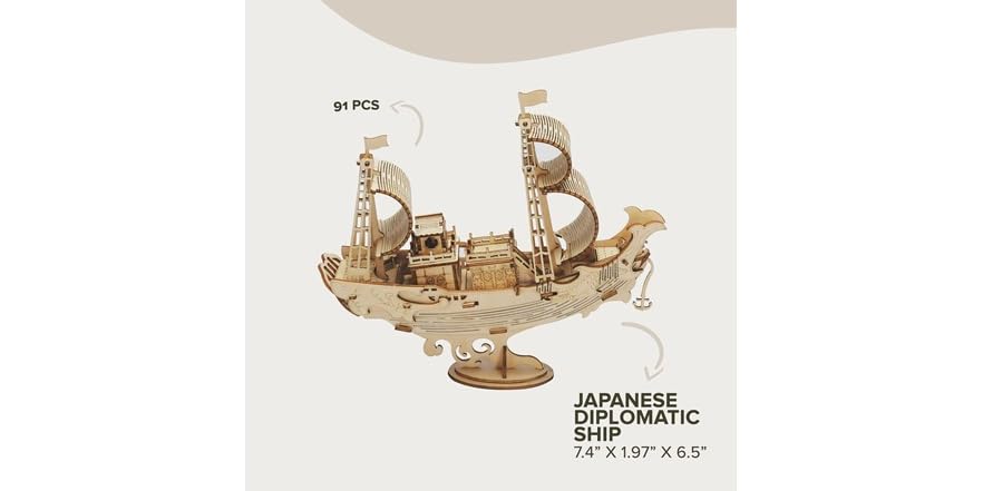 DIY3D Wood Puzzle Laser Cut Assembly Kit