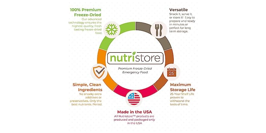 Nutristore Freeze Dried Strawberries