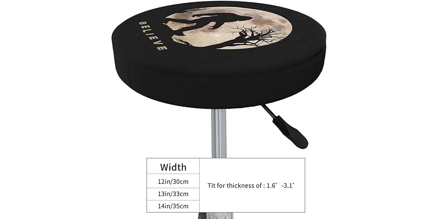 LBHH Bigfoot Sasquatch Bar Stool Cover