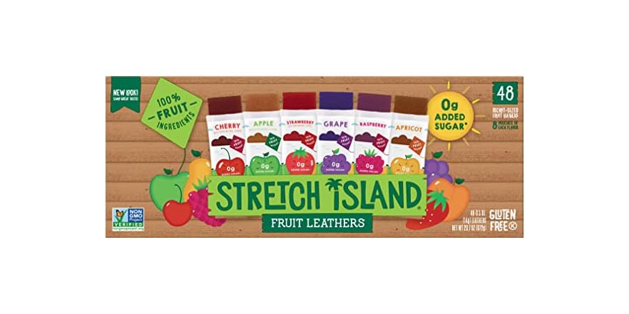 Stretch Island Fruit Leather Snacks Variety Pack