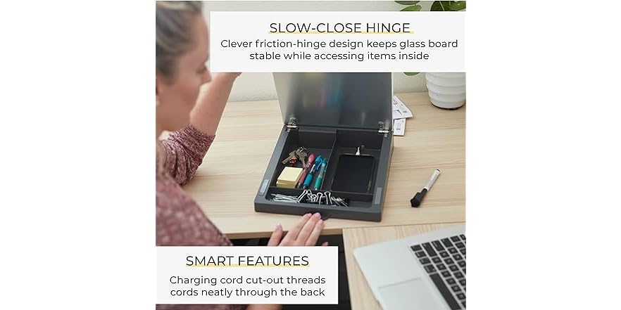 Kids MessageStor Dry-Erase Glass Board