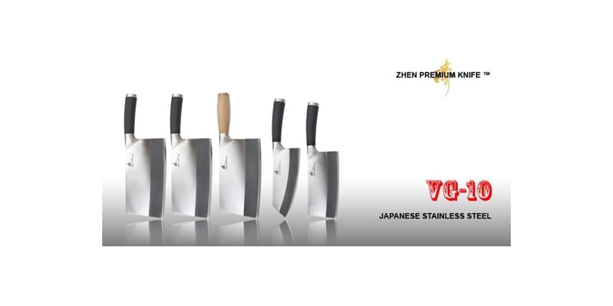 ZHEN Japanese Forged Bone Cleaver - 8"