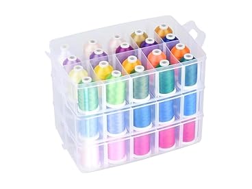 Simthread 63-Color Embroidery Thread Kit