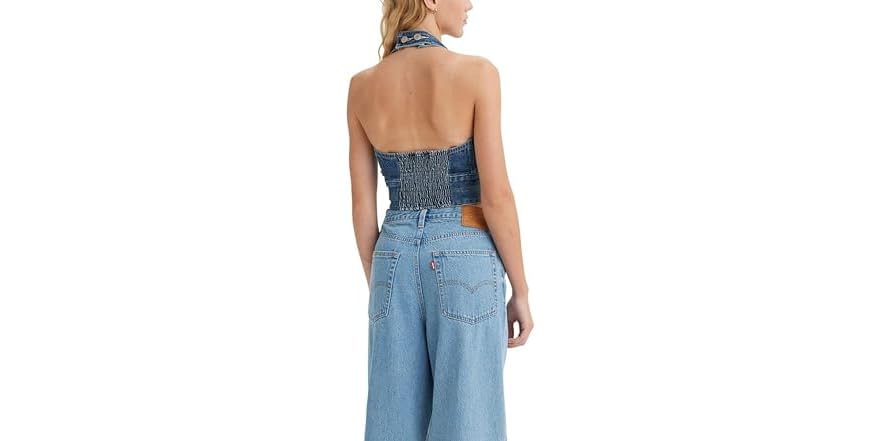 Levi's Women's Daisy Denim Halter (XL)