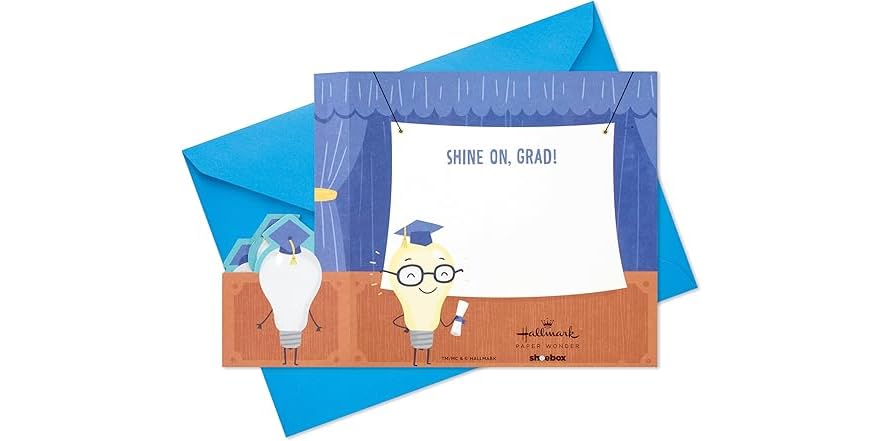 Hallmark Shoebox Graduation Card Pop Up