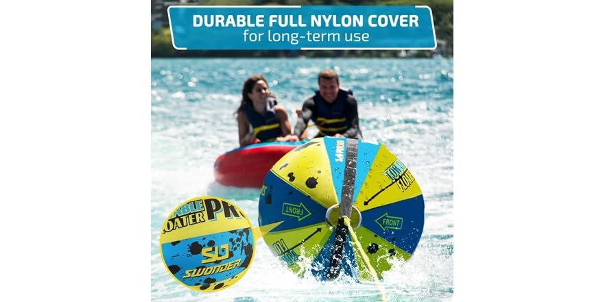 Swonder Boat Tube Ball for Towable Tubes 1-4 Rider