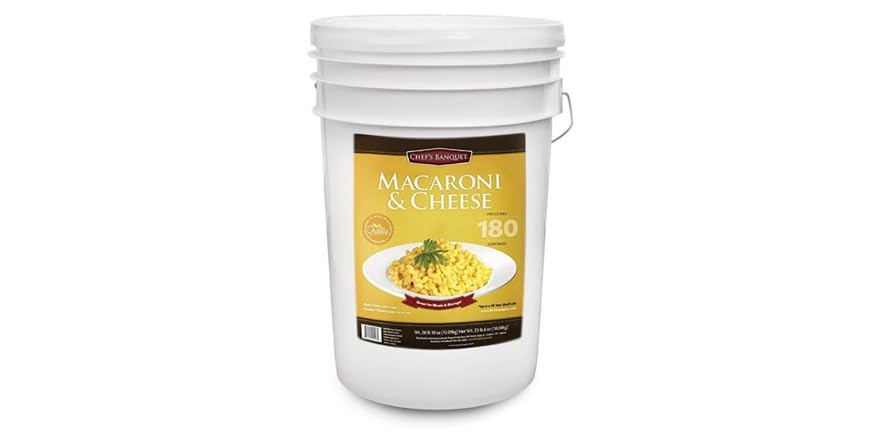 Chef's Banquet Mac & Cheese (180 Serving) Bucket