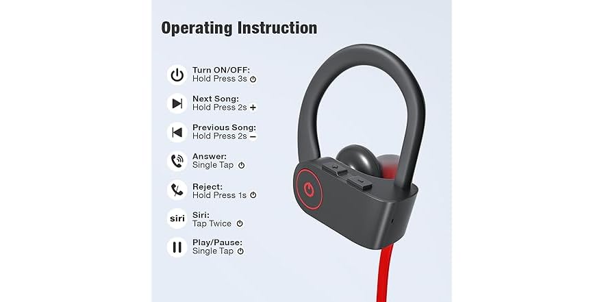 JOYWISE IPX7 Wireless Earbuds