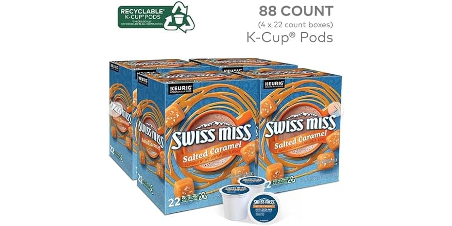4Pk Swiss Miss Salted Caramel Hot Chocolate K Cups