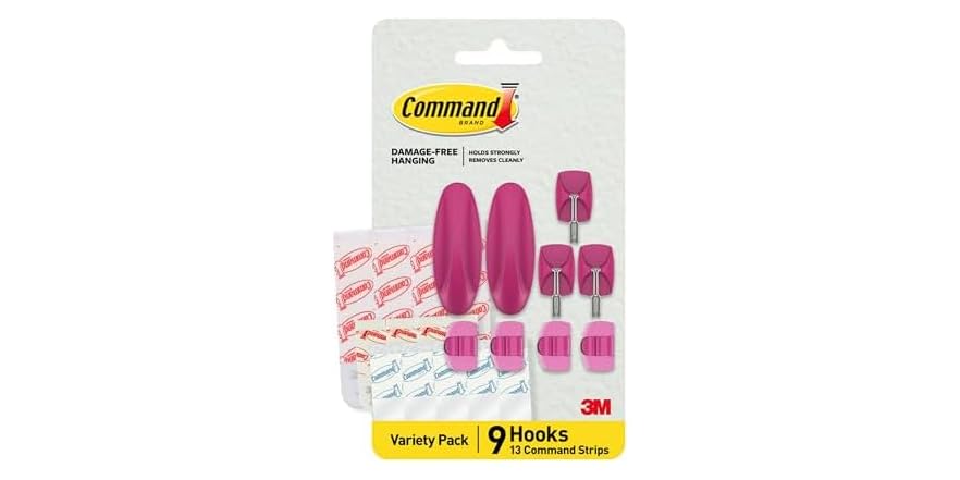 Command Mixed Hooks Pack Dragon Fruit