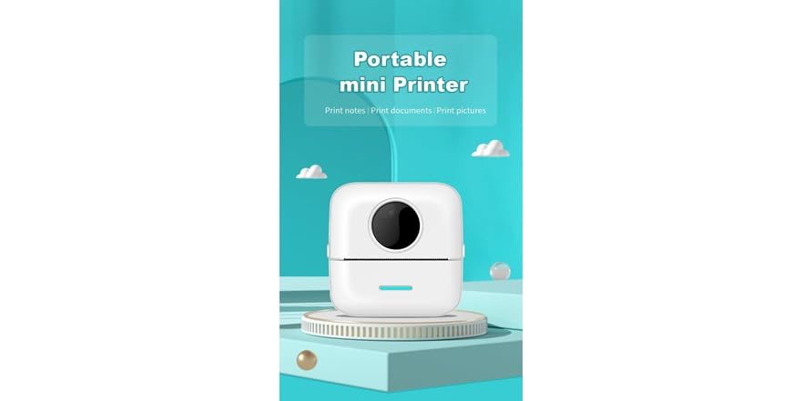 XIAGAOZFF Sticker Printer with 14 Rolls
