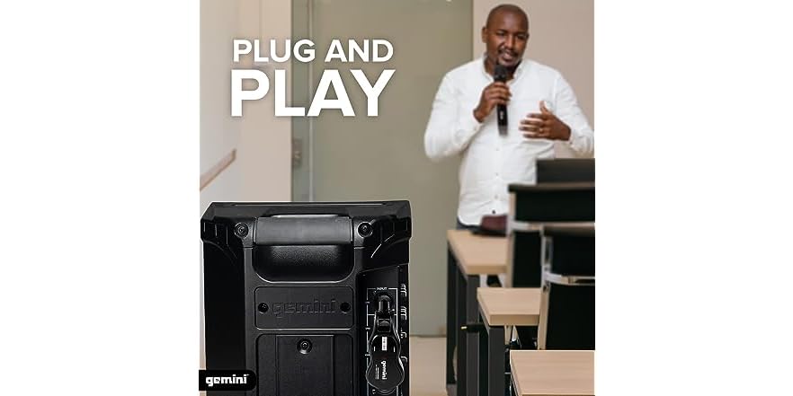Gemini Sound GMU-M200 Pro Plug & Play Wireless Rec (Open Box)