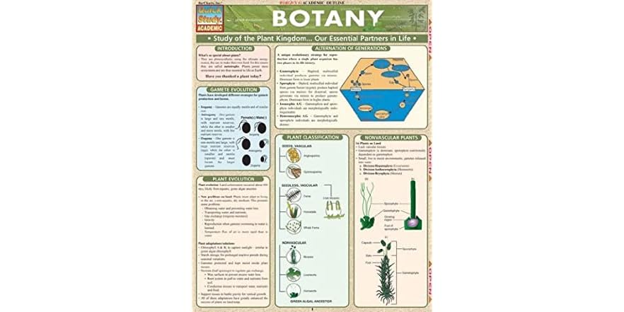Botany Study Chart
