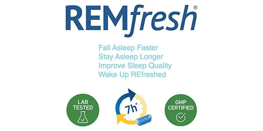 REMfresh 2mg Melatonin Sleep Aid Supplement