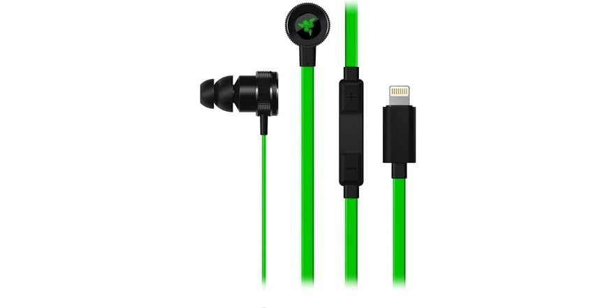 Razer Hammerhead Wired Headphones w/Built-in DAC - Lightning Connector