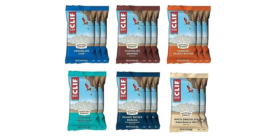 CLIF BAR - Energy Bars - Variety Pack