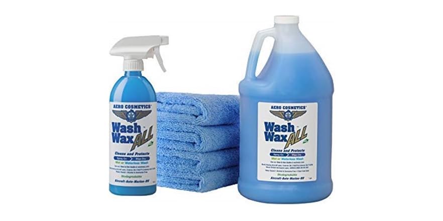 Aero Cosmetics Wet or Waterless Car Wash Wax Kit