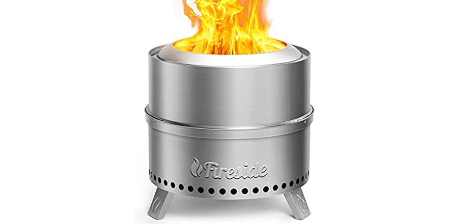 TURBRO 19 Inch Smokeless Fire Pit