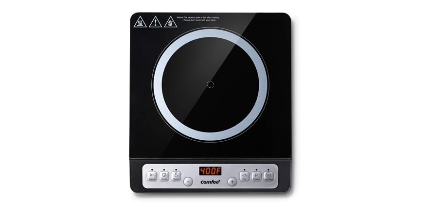 COMFEE’ 1800W Digital Electric Portable Induction Cooktop (Open Box)