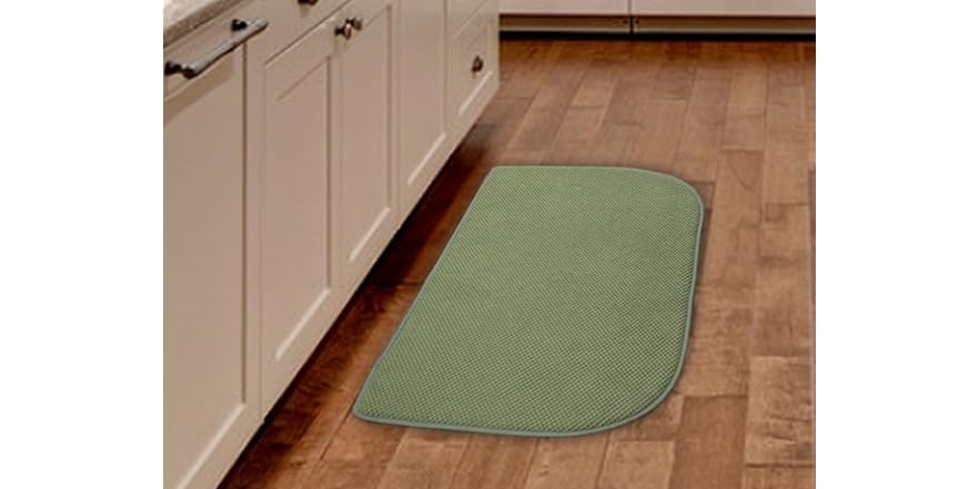 Light Green Kitchen Retreat Mat