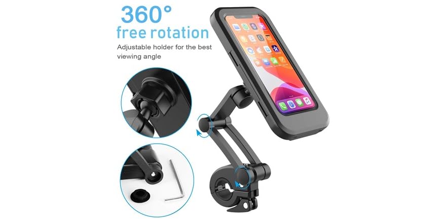 Mounted 'Shield" Waterproof Bike Mount