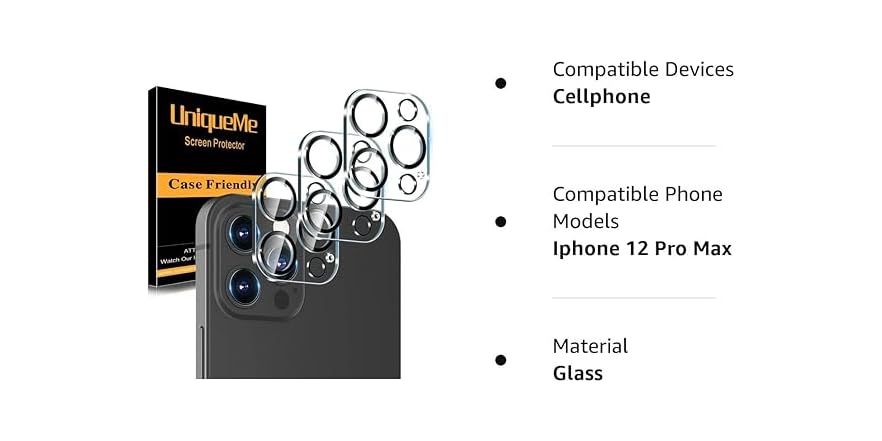 3 PC Camera Lens Protectors