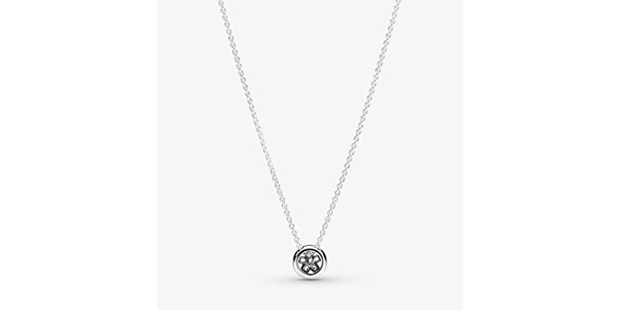 PANDORA Sparkling Snowflake Necklace