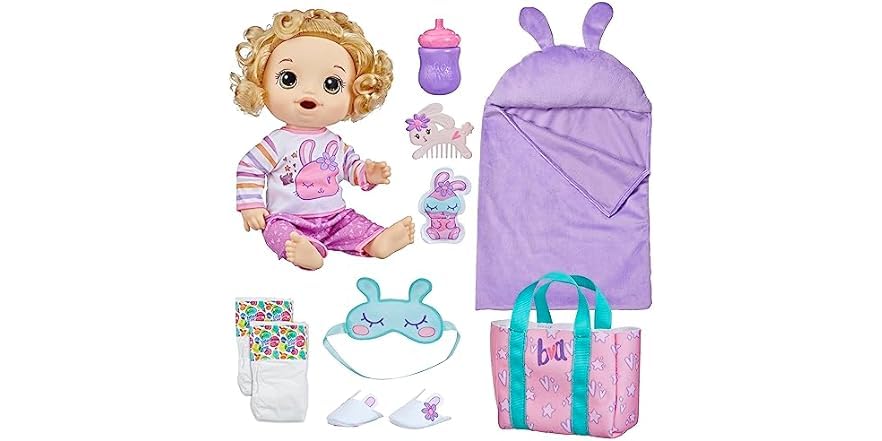 Baby Alive Bunny Sleepover Baby Doll