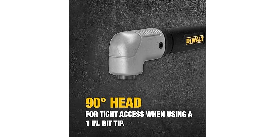 DEWALT DWARA120 Right Angle Attachment, 1.5"