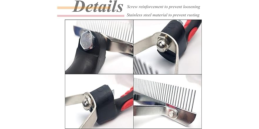Grooming Rake for Long Hair Large Breeds