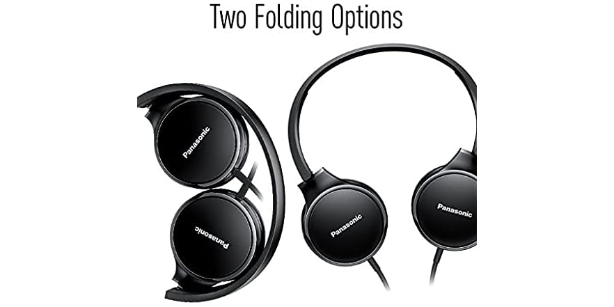 Panasonic On-Ear Stereo Wired Headphones