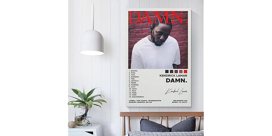 Kendrick Lamar Damn Album Poster 16"x24"