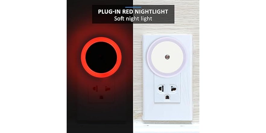 8 Pack Plug into Wall Night Lights