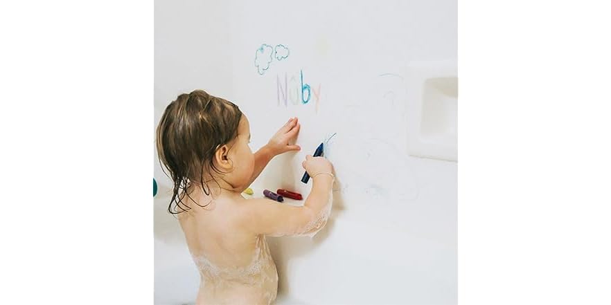 Nuby 5-Pack Easy Clean Bath Time Crayons