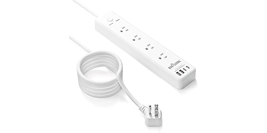 BN-LINK 1875W Surge Protected Power Strip, 5 FT