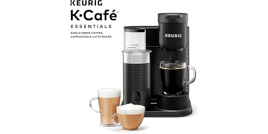 K-Cafe Essentials Single Serve K-Cup Pod Coffee, Latte and Cappuccino ...