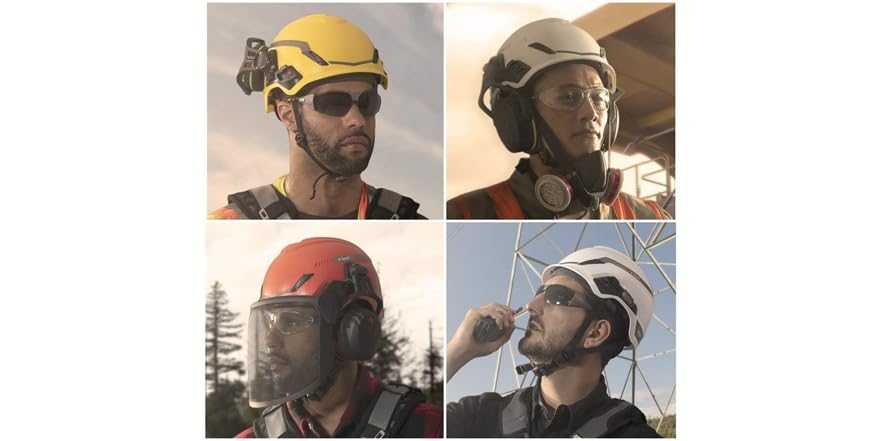 MSA V-Gard H1 Safety Helmets, Tri-Vent, Blue