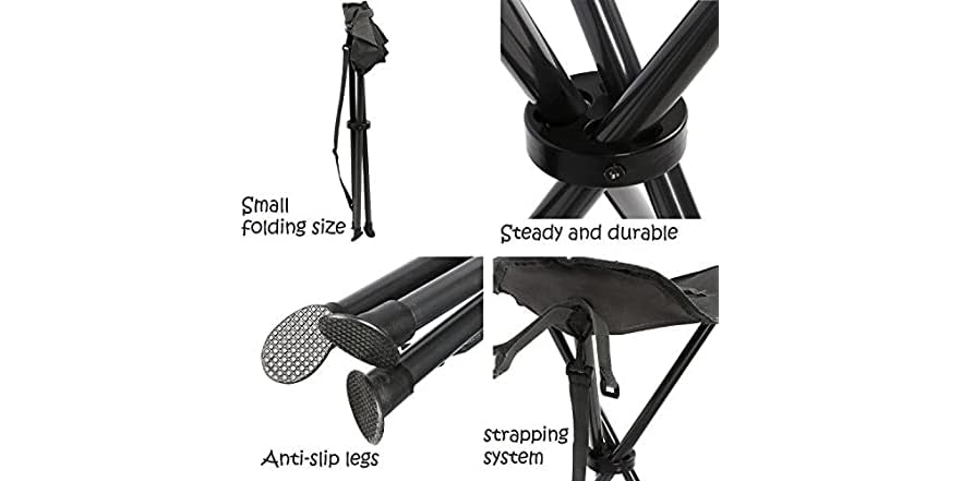 PORTAL Folding Tripod Camping Stool