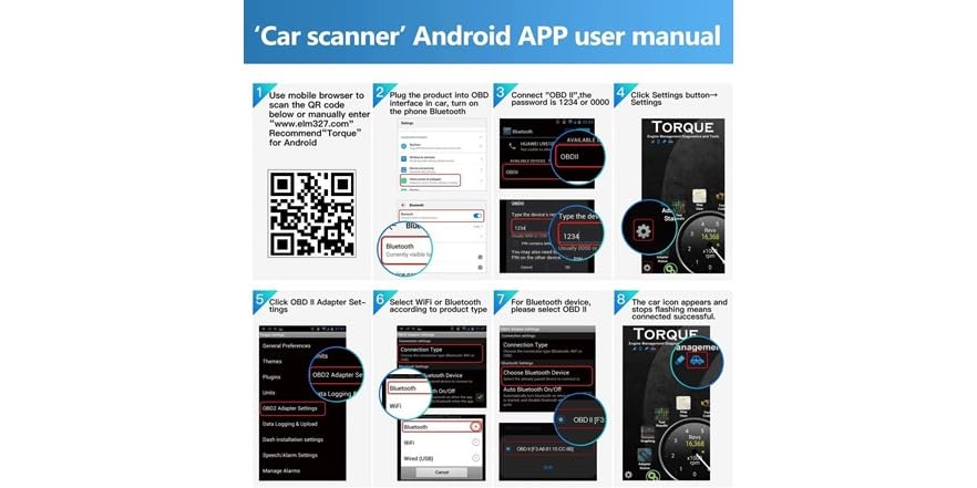 Pro OBD2 Scanner Bluetooth