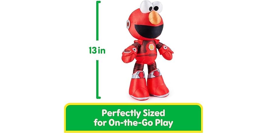 Sesame Street Official Mecha Builder Elmo Plush