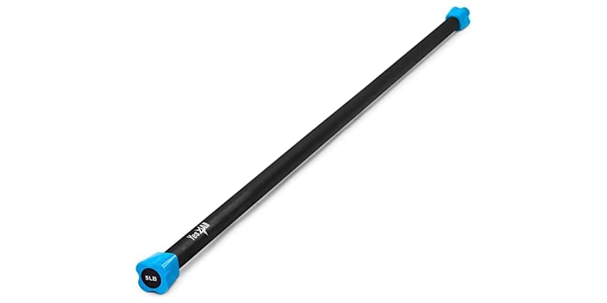 Yes4All Body Weighted Workout Bar (5lbs)