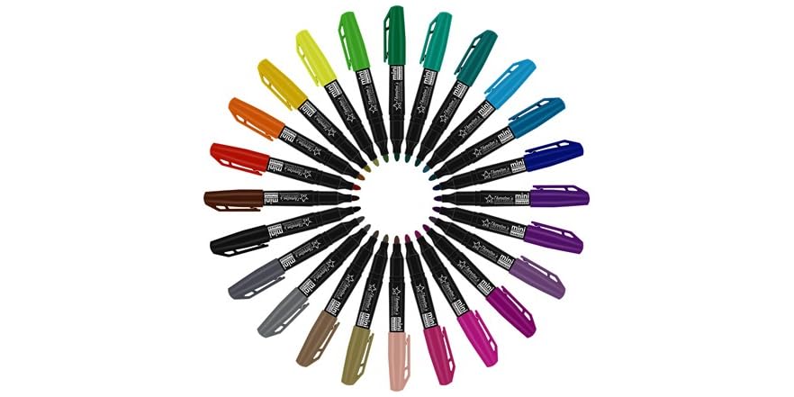 12 Mini Permanent Markers