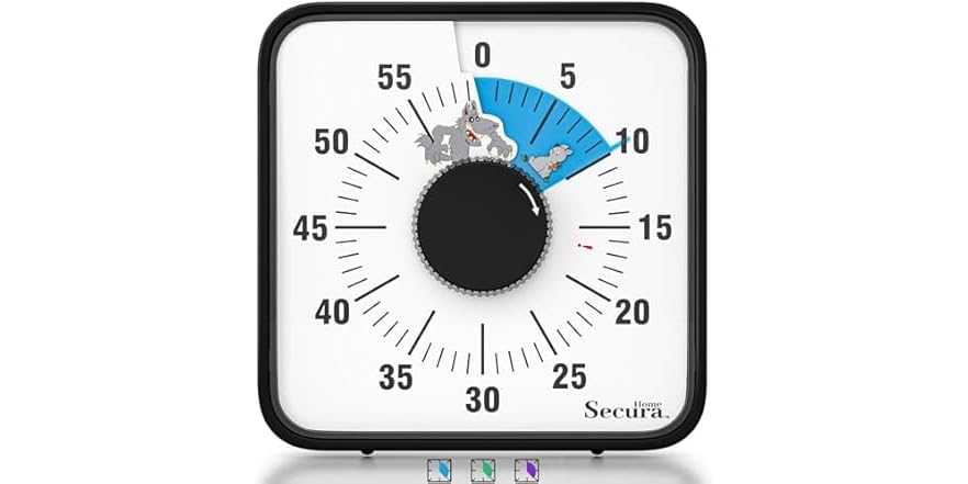 Secura Home 7.5 Inch Visual Timer