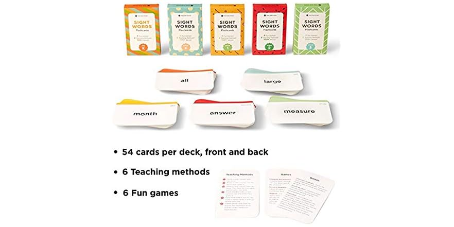 Think Tank Scholar Sight Words Flashcard