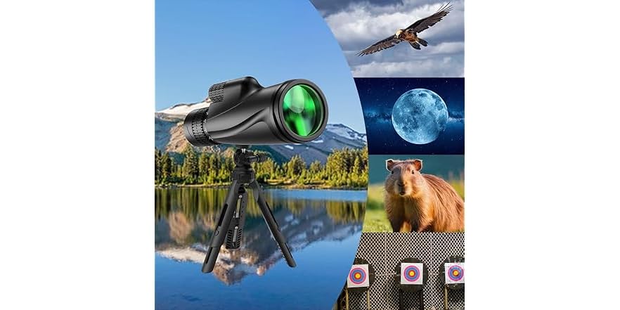 80x100 High Powered Monocular Telescope