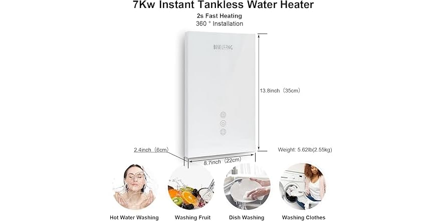 BISELONG Electric Instant Heat Tankless