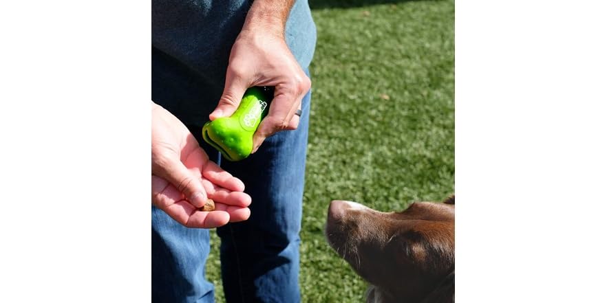 Kibble Bubble Dog Treat Pouch, Ball
