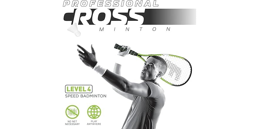 Franklin Sports Crossminton Rackets 2 Player